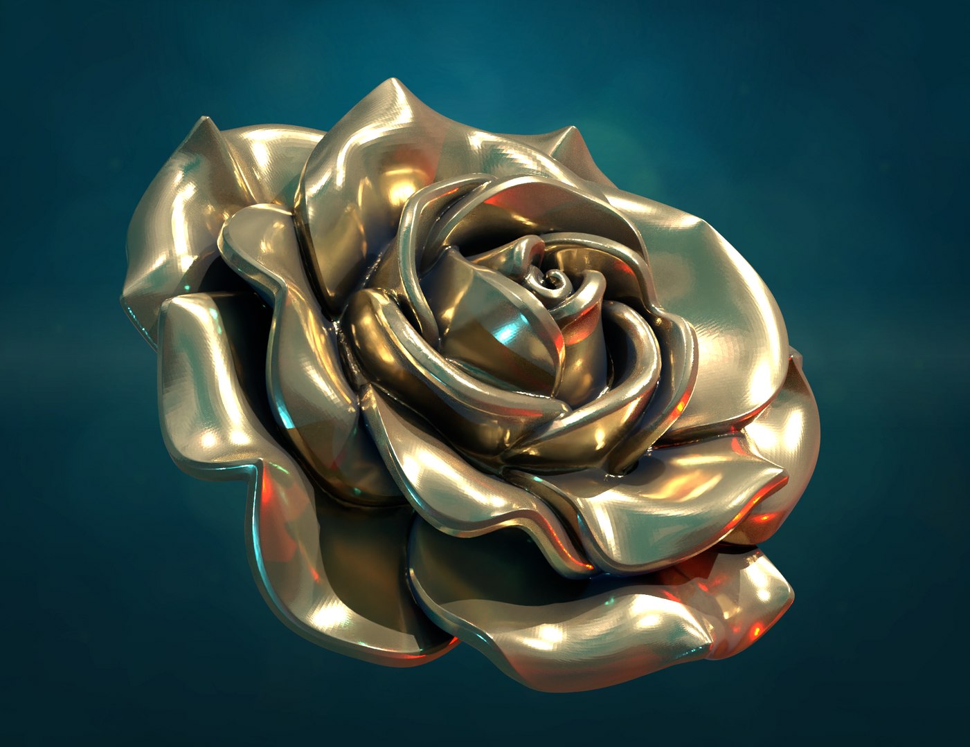 3D Printable Rose I Model - TurboSquid 2173032