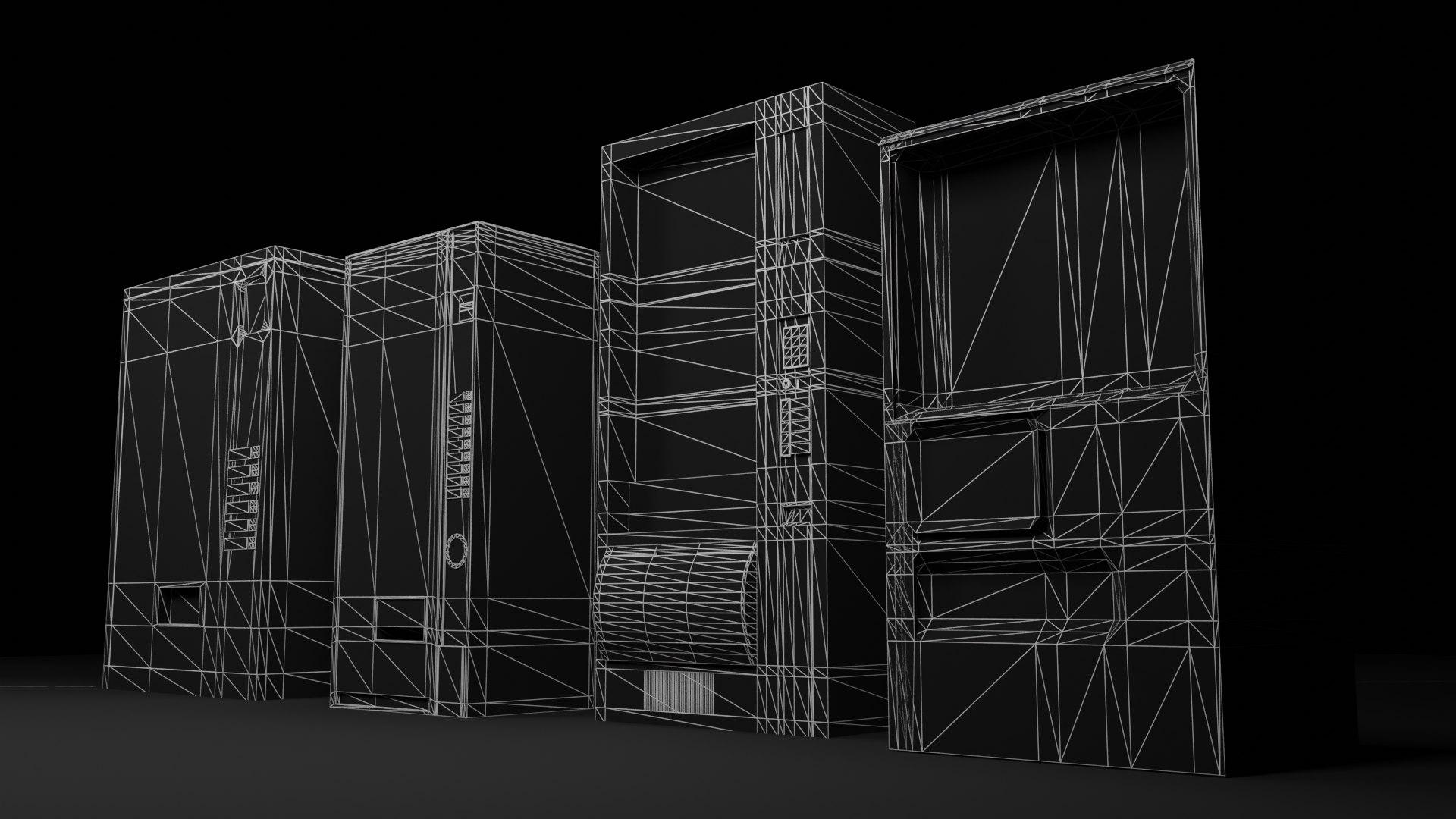 Vending Machine Collection- Pack Of 4 3D Model - TurboSquid 1758881