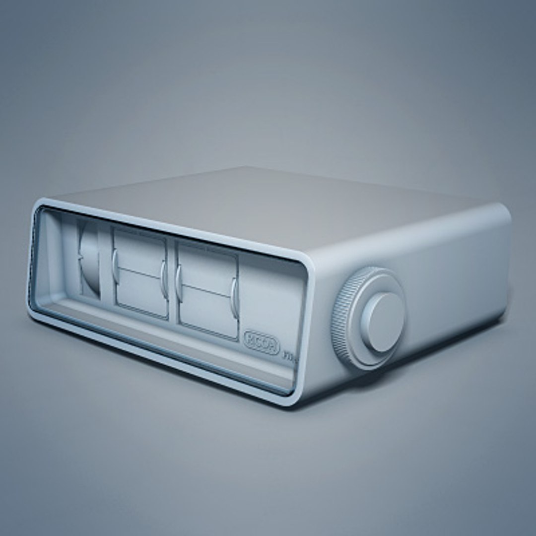 dxf retro tv flip clock