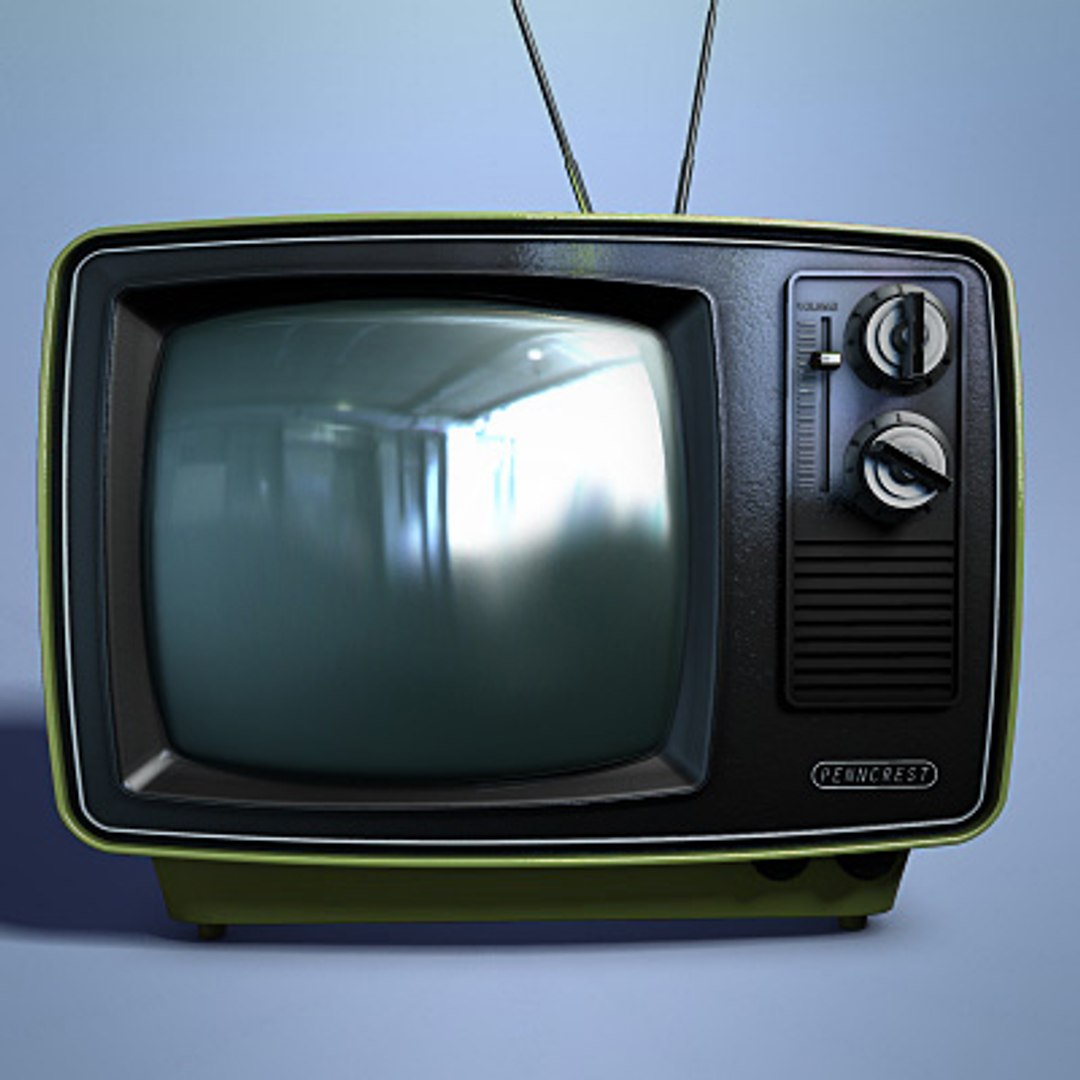 dxf retro tv flip clock