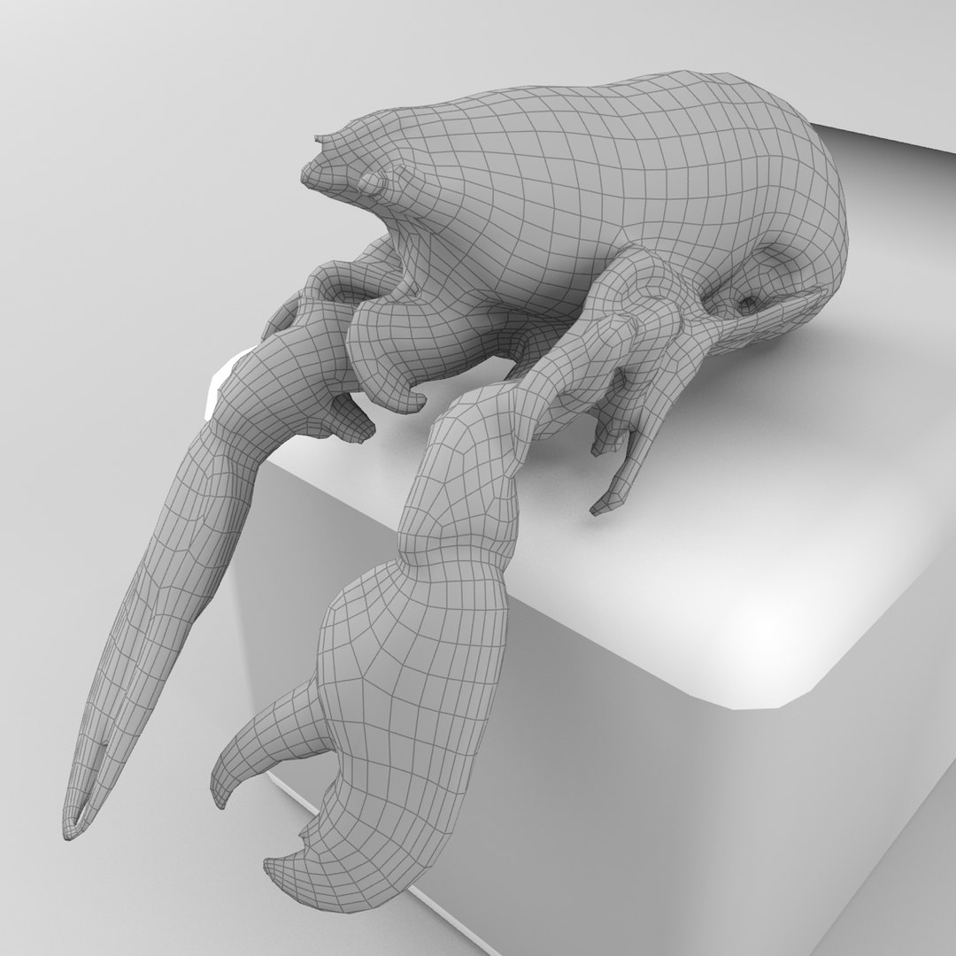 3d Model Cooked Lobster