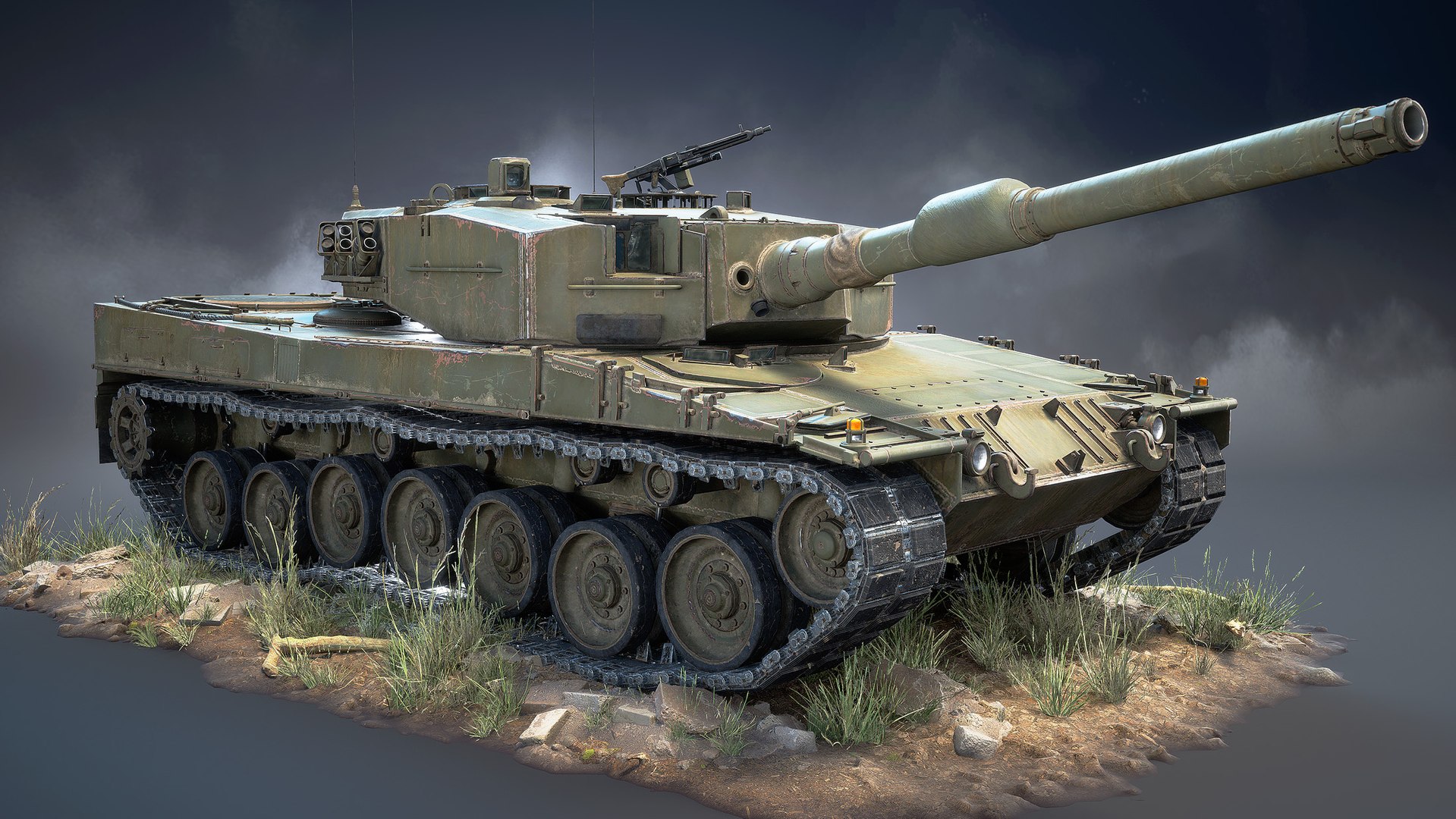 Leopard 2A4 Game 3D-Model 3D Model - TurboSquid 2132634