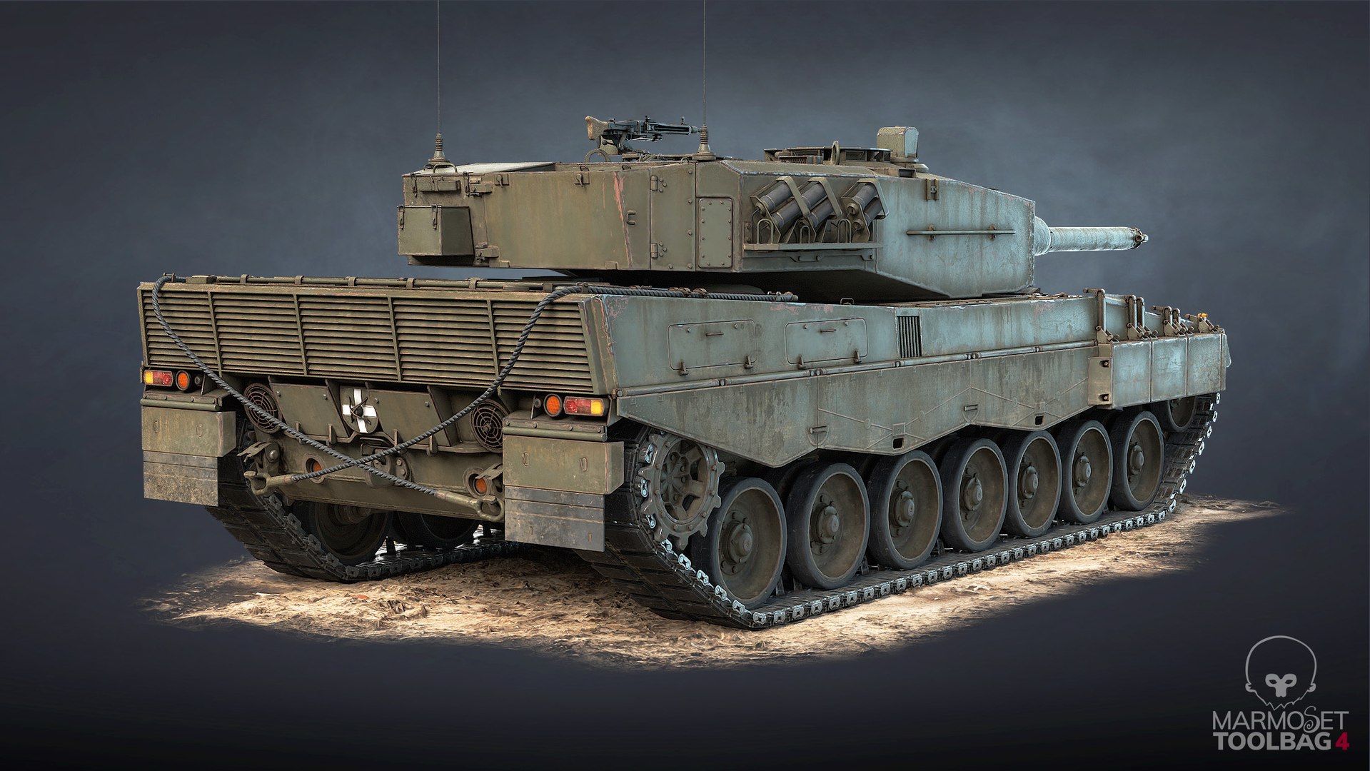 Leopard 2A4 Game 3D-Model 3D Model - TurboSquid 2132634