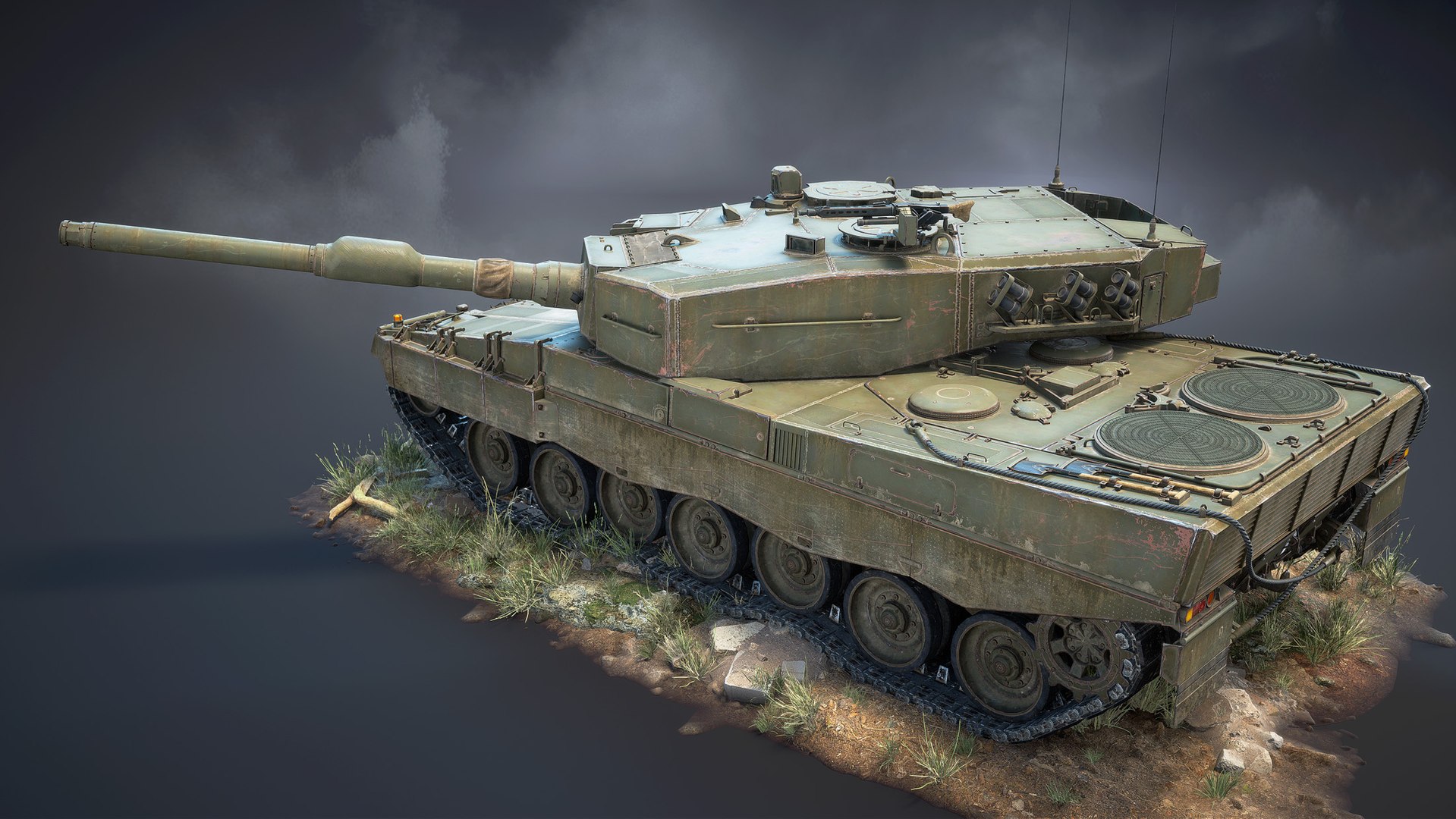 Leopard 2A4 Game 3D-Model 3D Model - TurboSquid 2132634