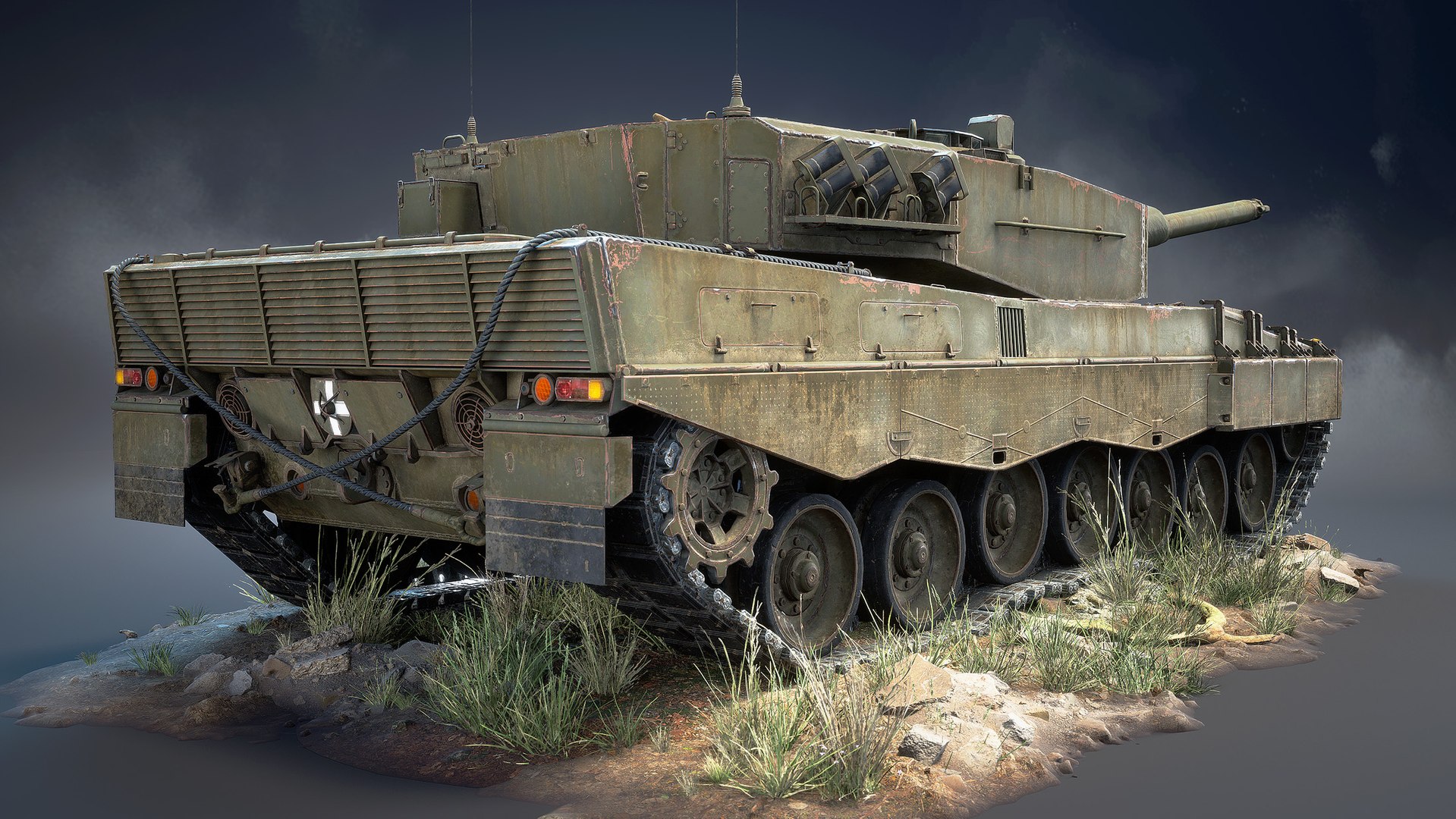 Leopard 2A4 Game 3D-Model 3D Model - TurboSquid 2132634