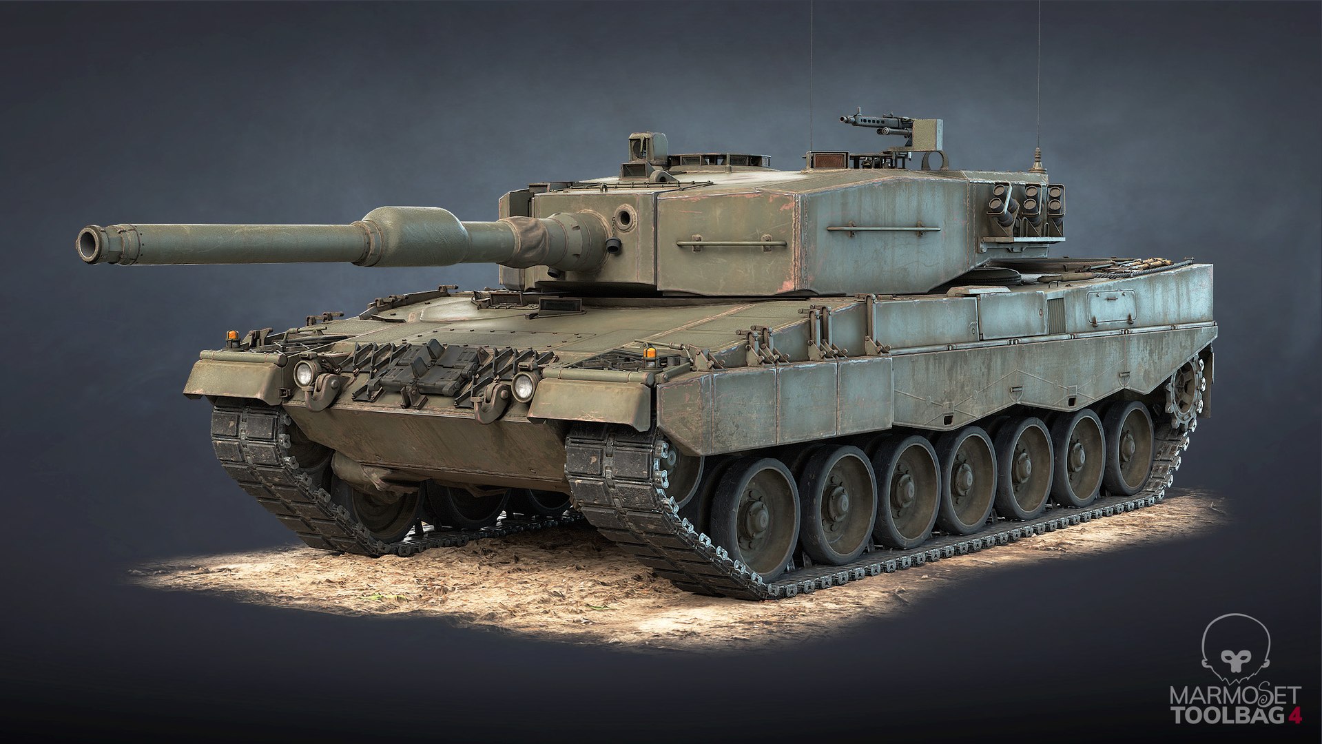 Leopard 2A4 Game 3D-Model 3D Model - TurboSquid 2132634