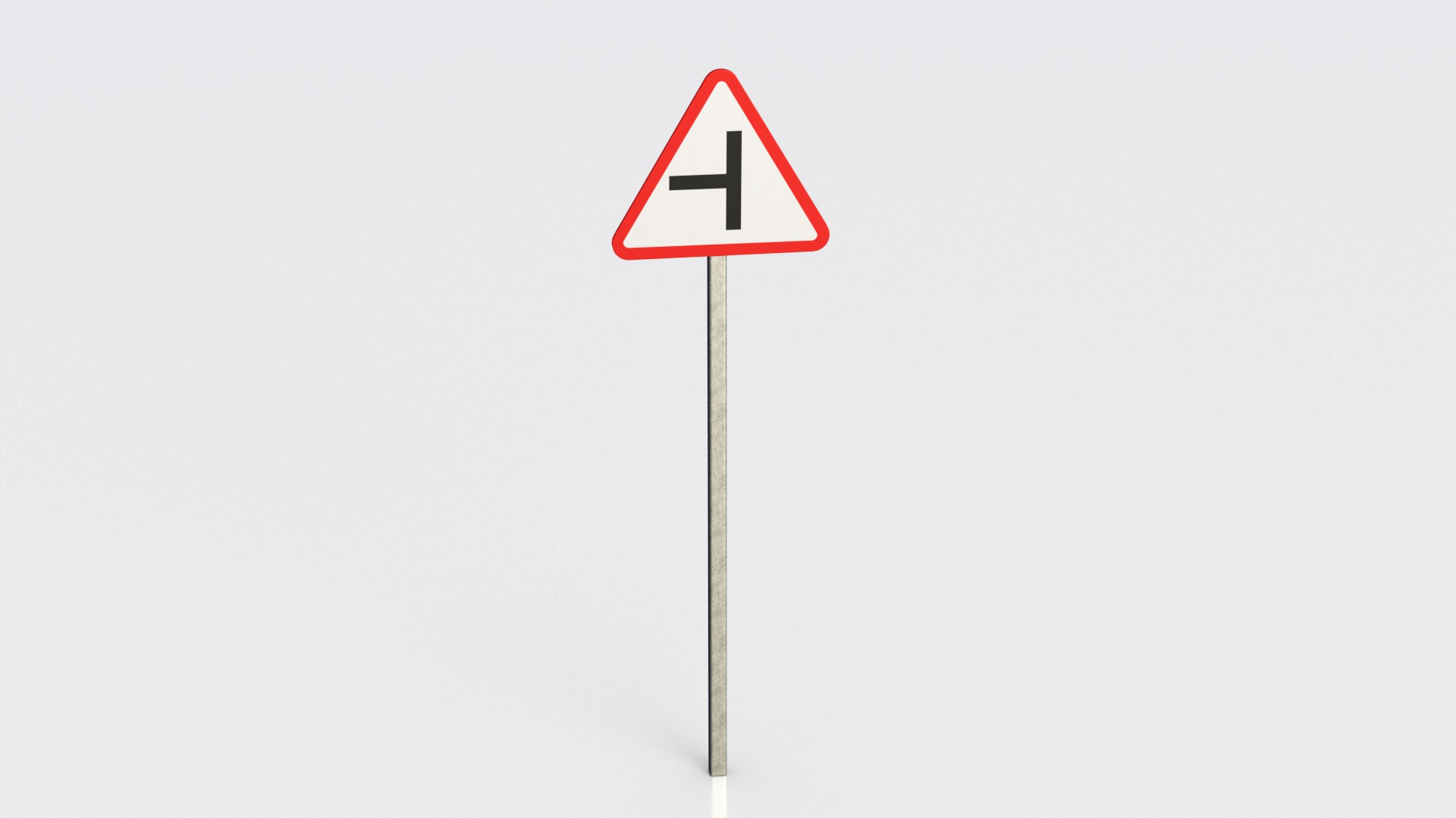 Left Lane Road Sign 3D Model - TurboSquid 2107748