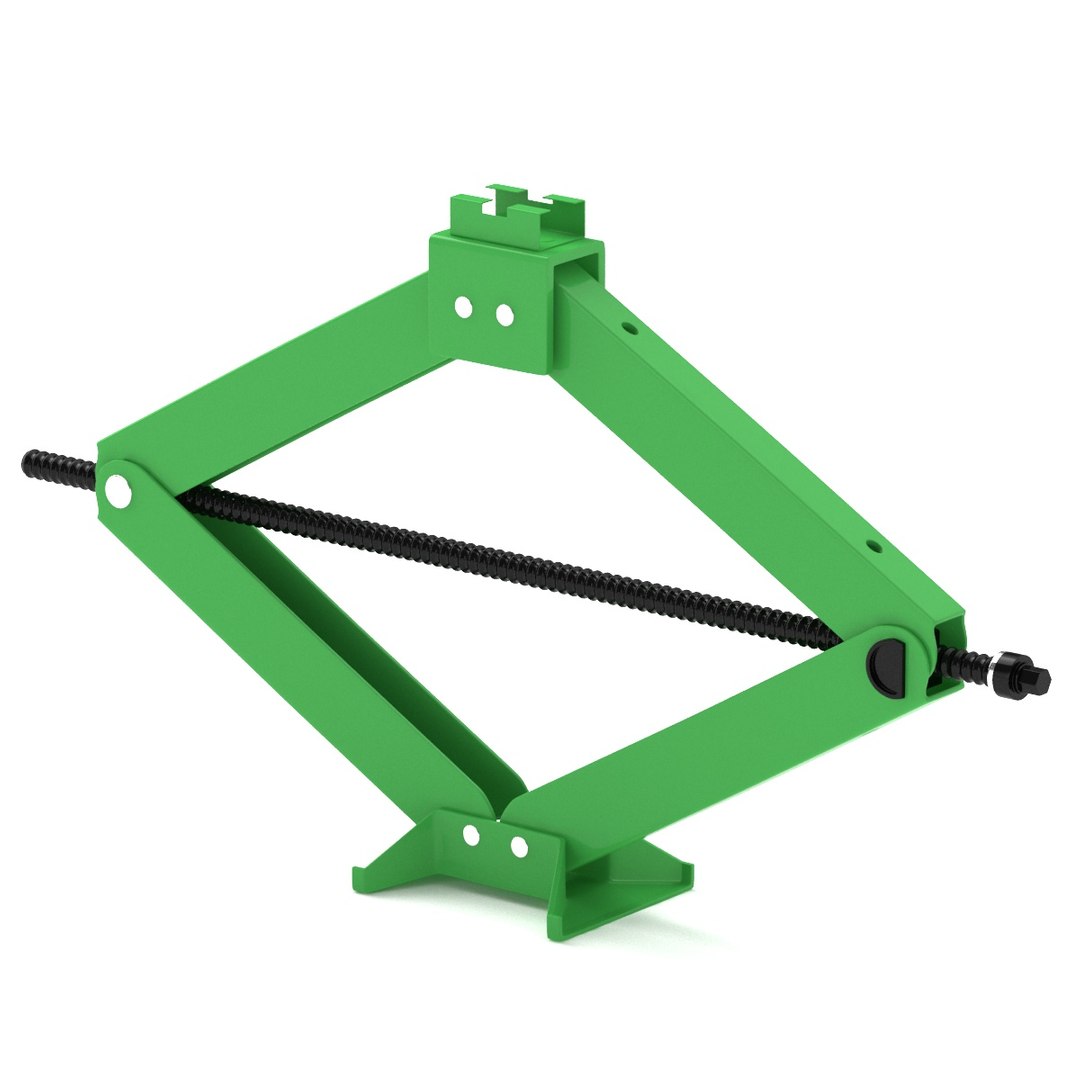 Green Car Jack 3D - TurboSquid 2266116