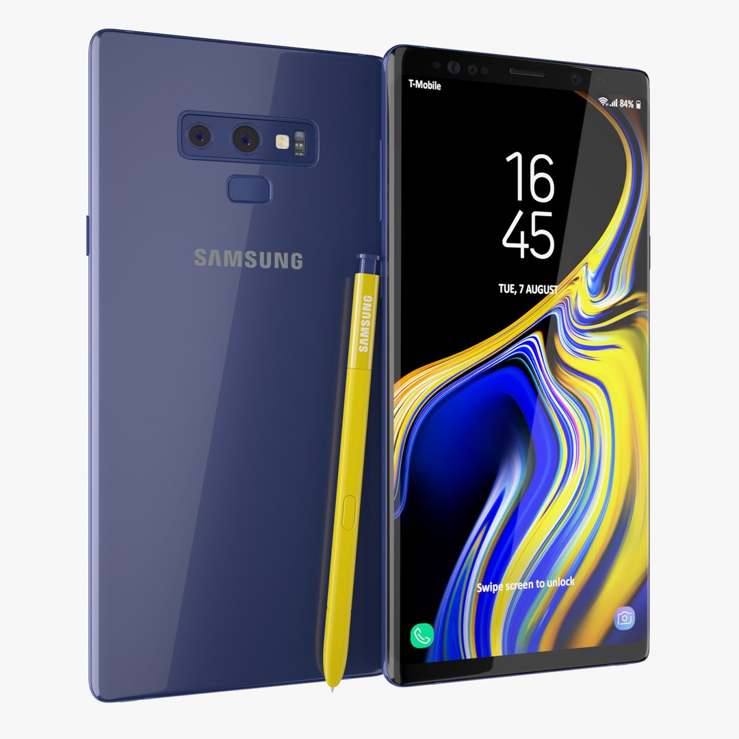 Samsung Galaxy Note 9 3D Model - TurboSquid 1317826