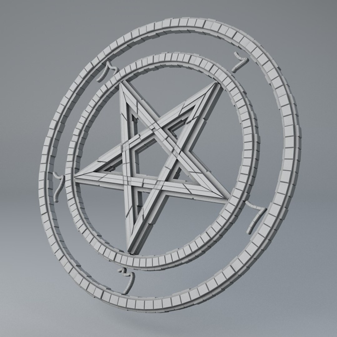 3D Model Pentagram - - TurboSquid 1468887