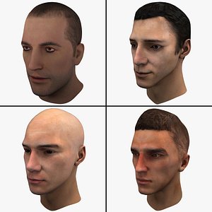 3D man head model - TurboSquid 1295763