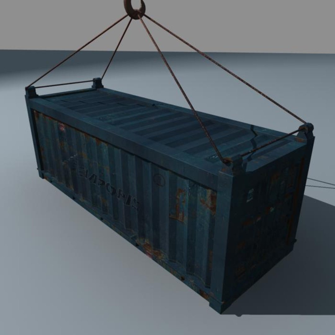 3d Model Sea Container