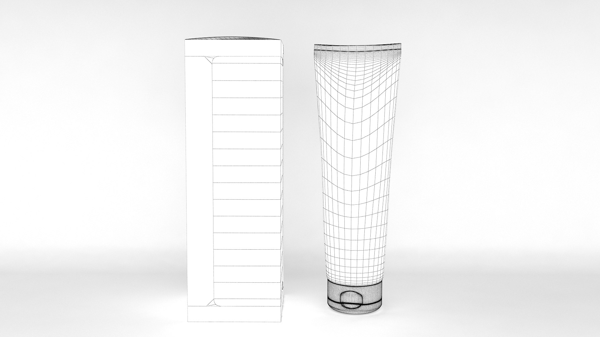 Cream Tube 3D Model - TurboSquid 1789446