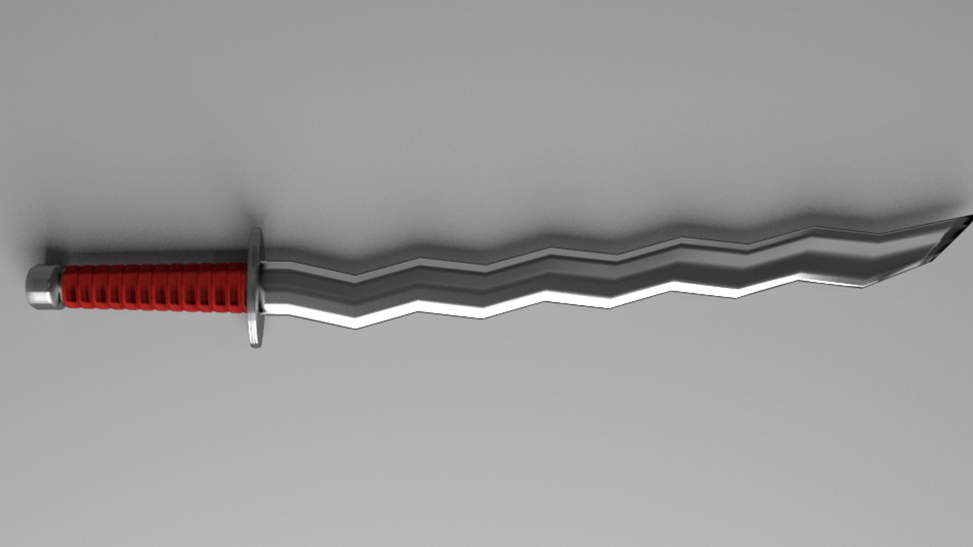 3D wavy sword 4 model - TurboSquid 1589666