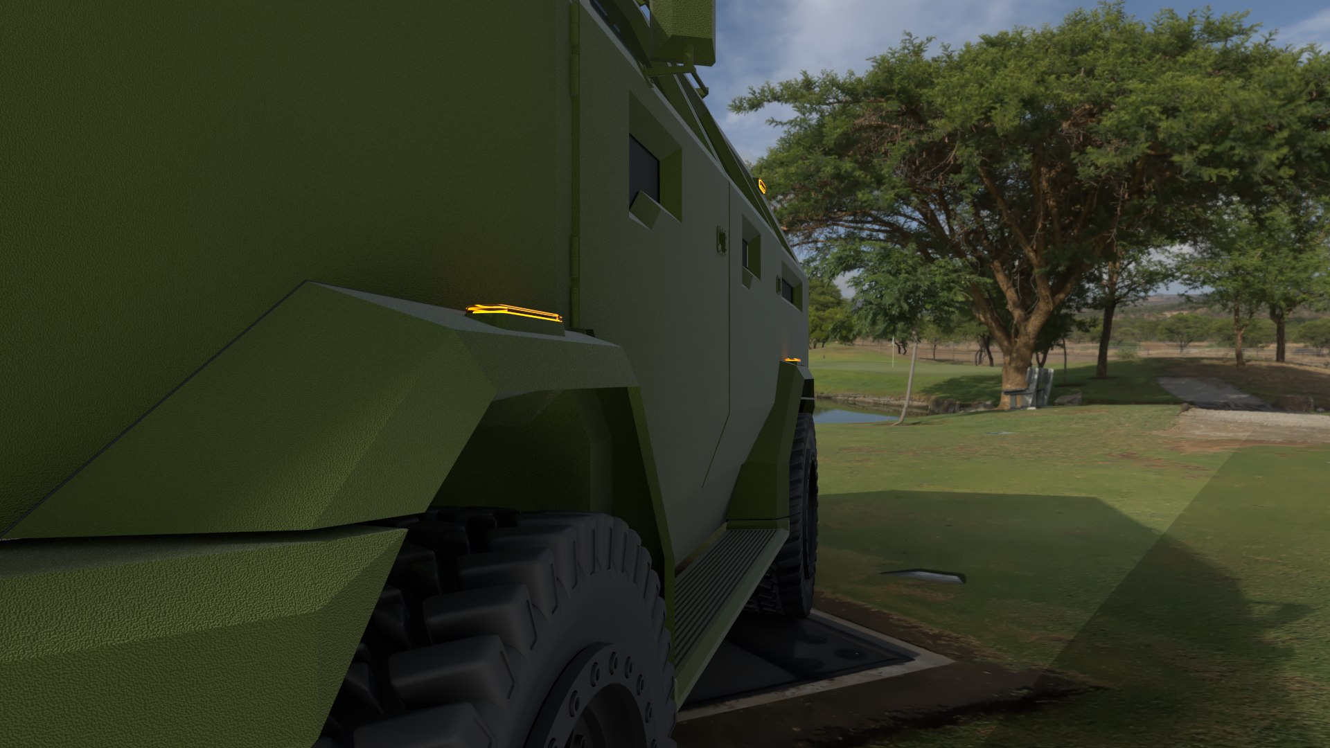 3D Model Military Vehicle - TurboSquid 2299207