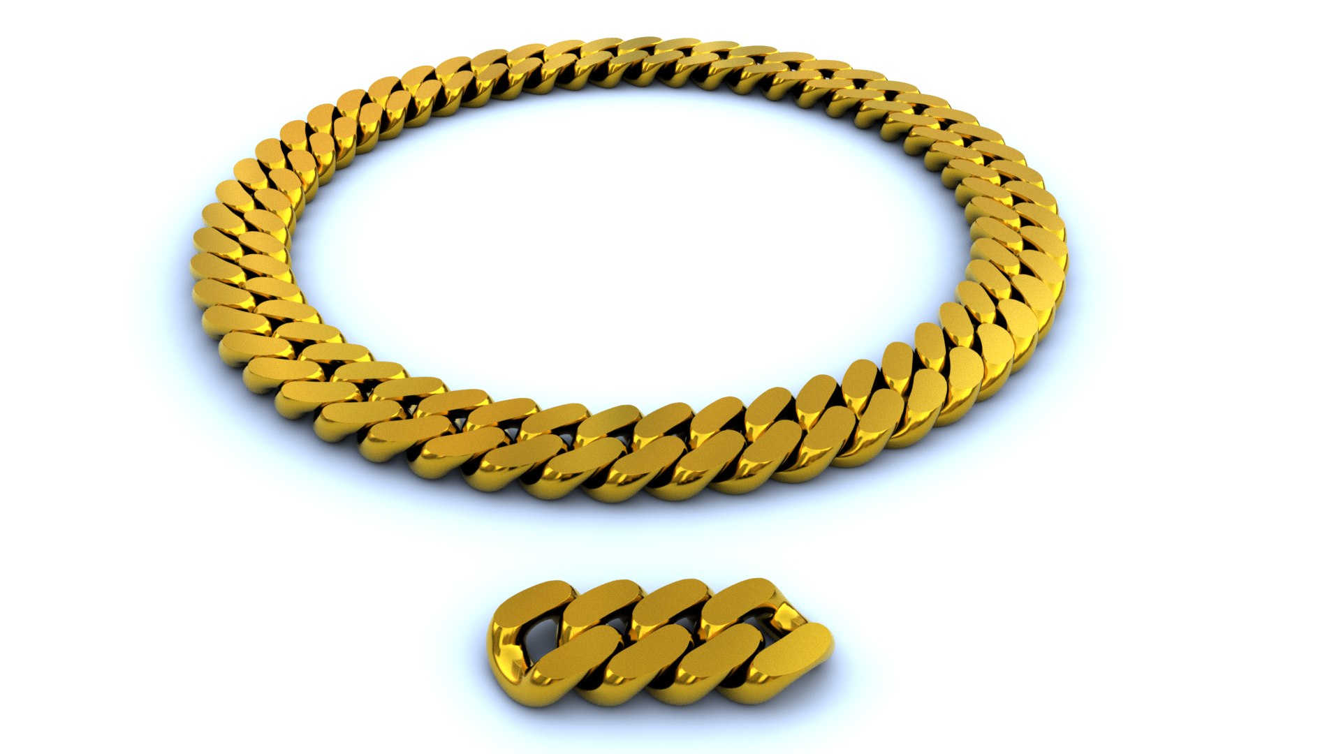 3D Gold Chain Unique Bundle Collections Model - TurboSquid 1995386