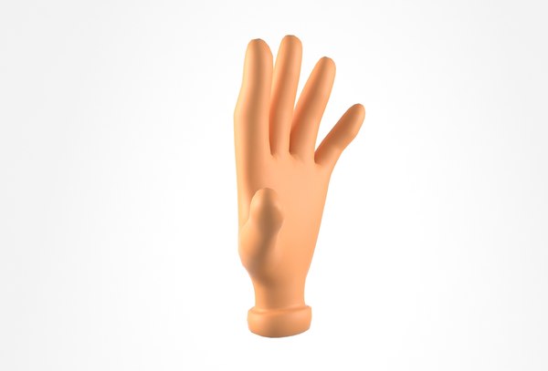 Hand cartoon character 3D model - TurboSquid 1335157