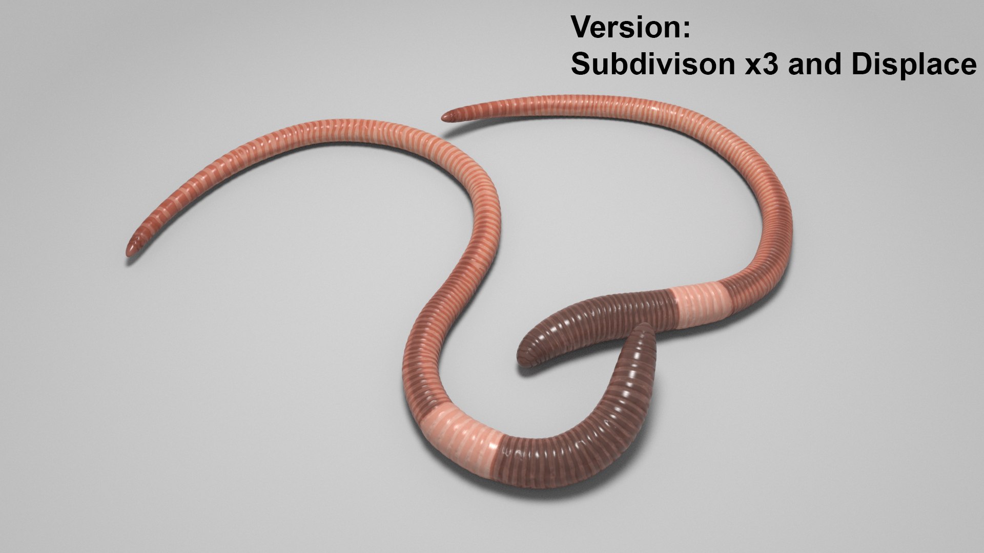 3D Earthworm - TurboSquid 1989181