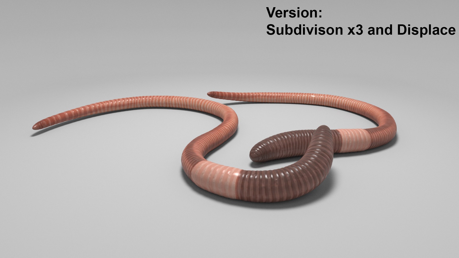 3D Earthworm - TurboSquid 1989181