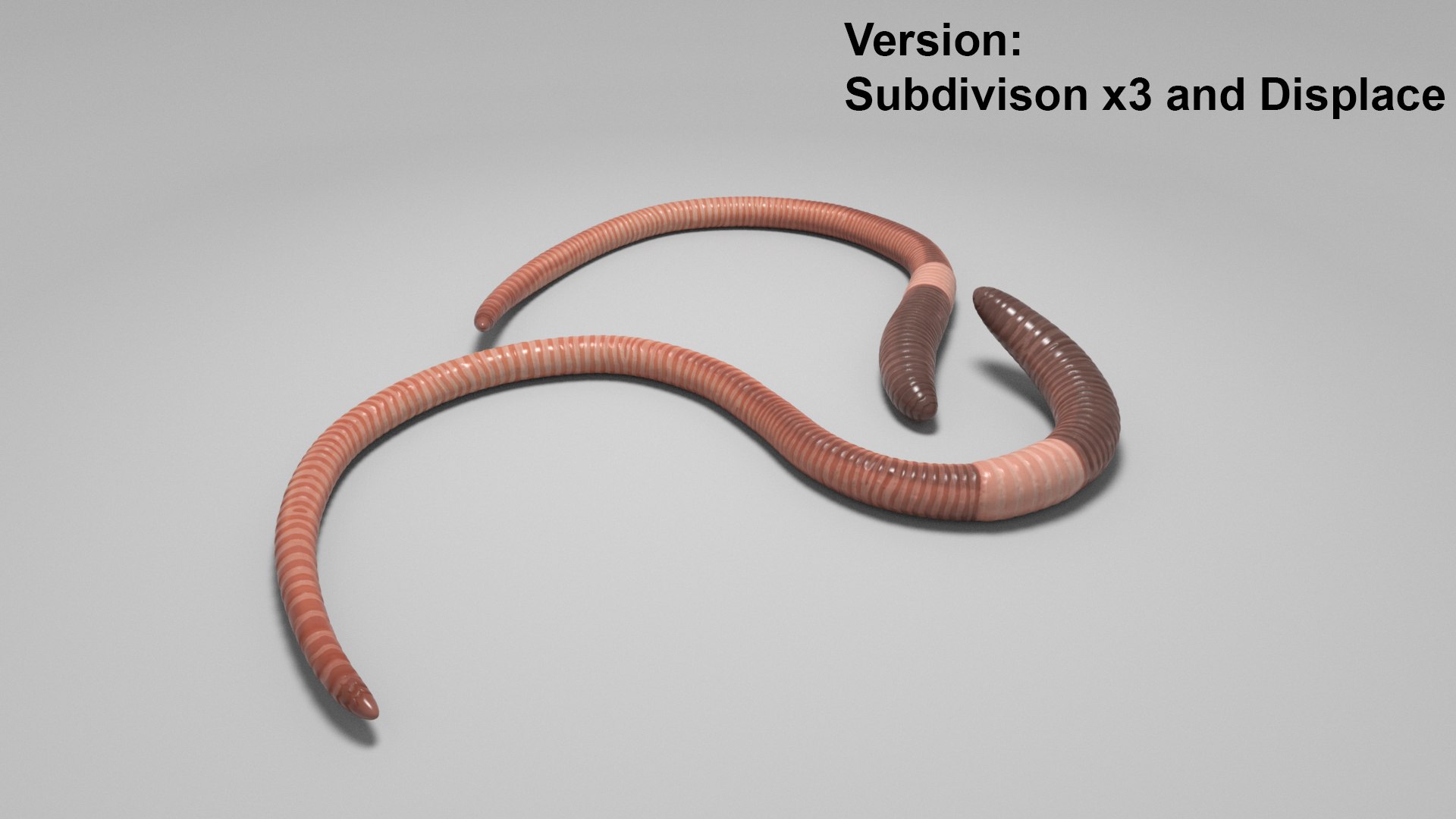 3D Earthworm - TurboSquid 1989181