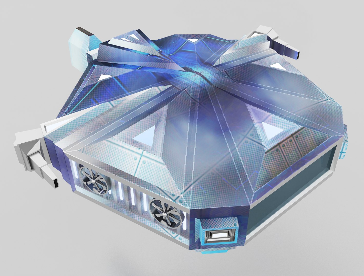 3d Fighter Transporter Ship