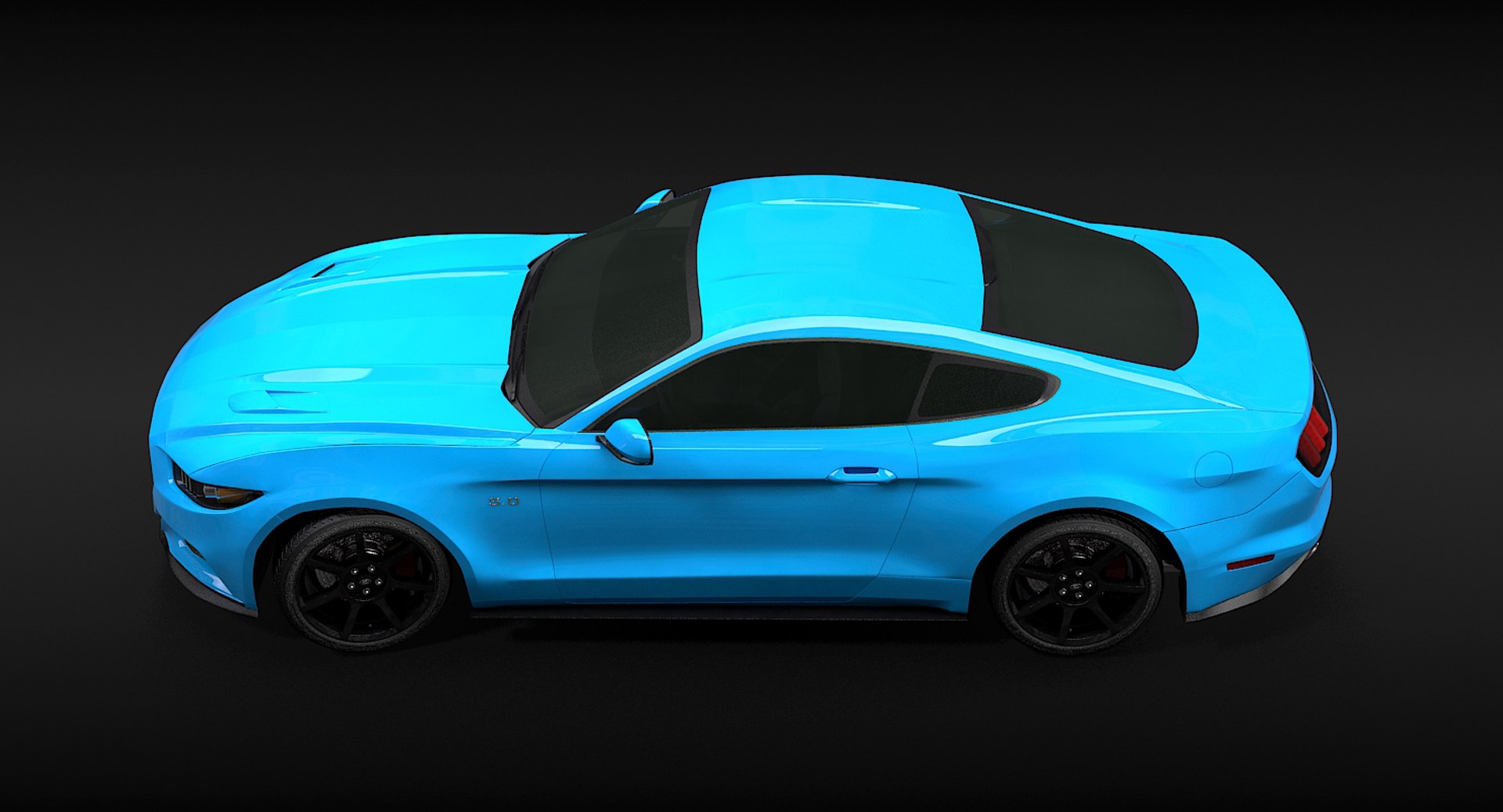 3d Model Of Mustang Gt