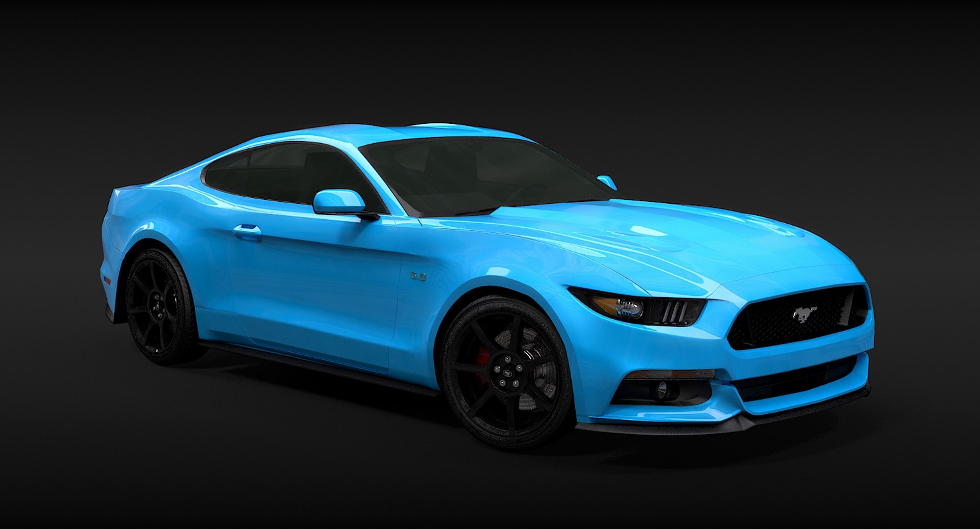 3d Model Of Mustang Gt