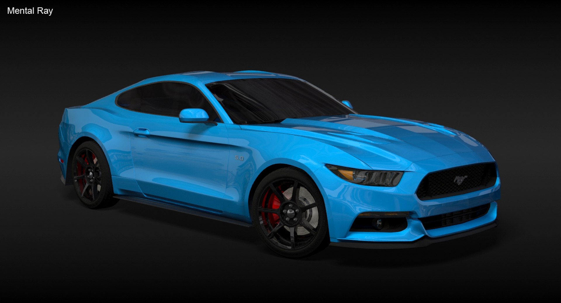 3d Model Of Mustang Gt