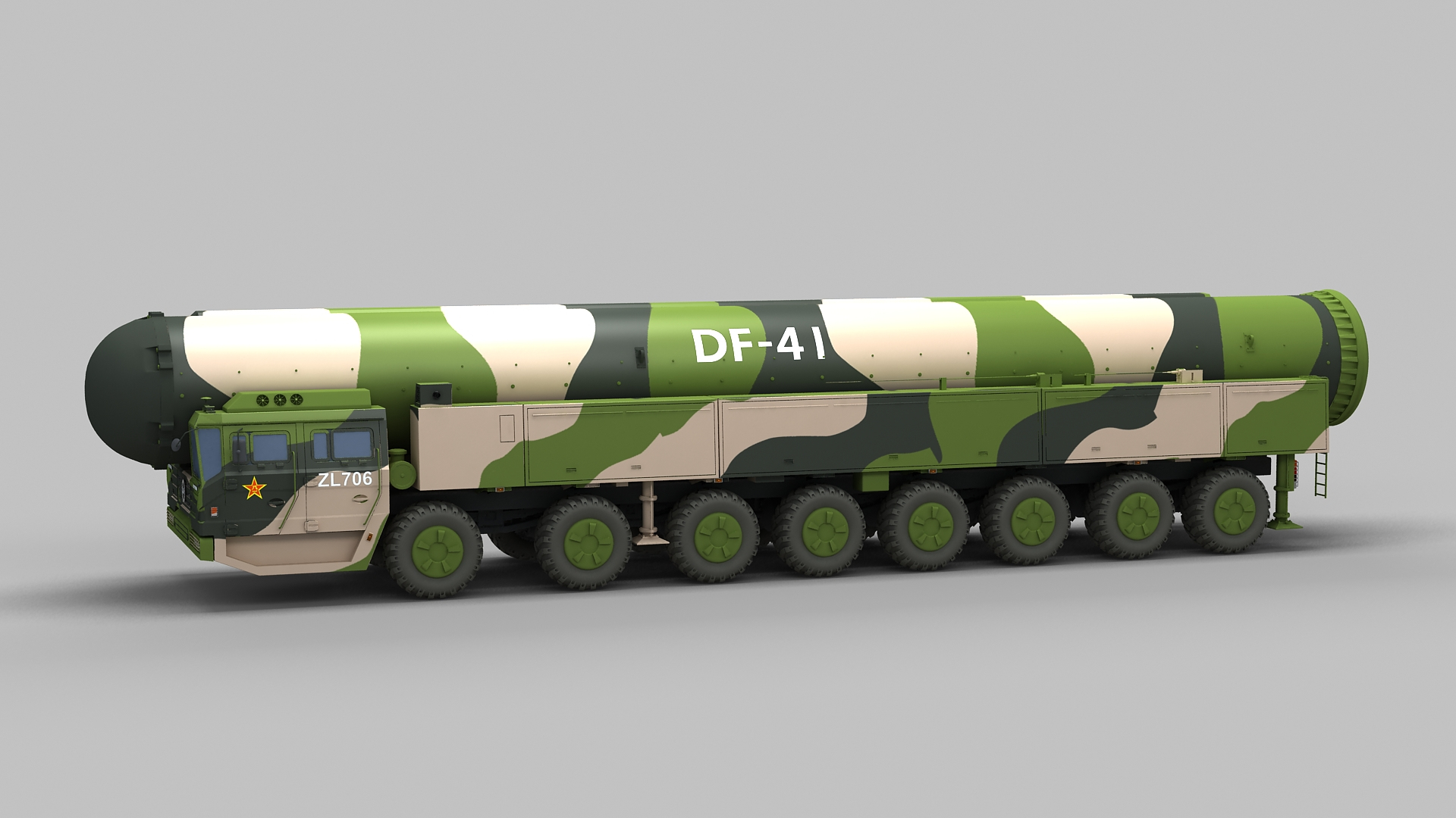 Chinese Df-41 Missile 3D Model - TurboSquid 1468656