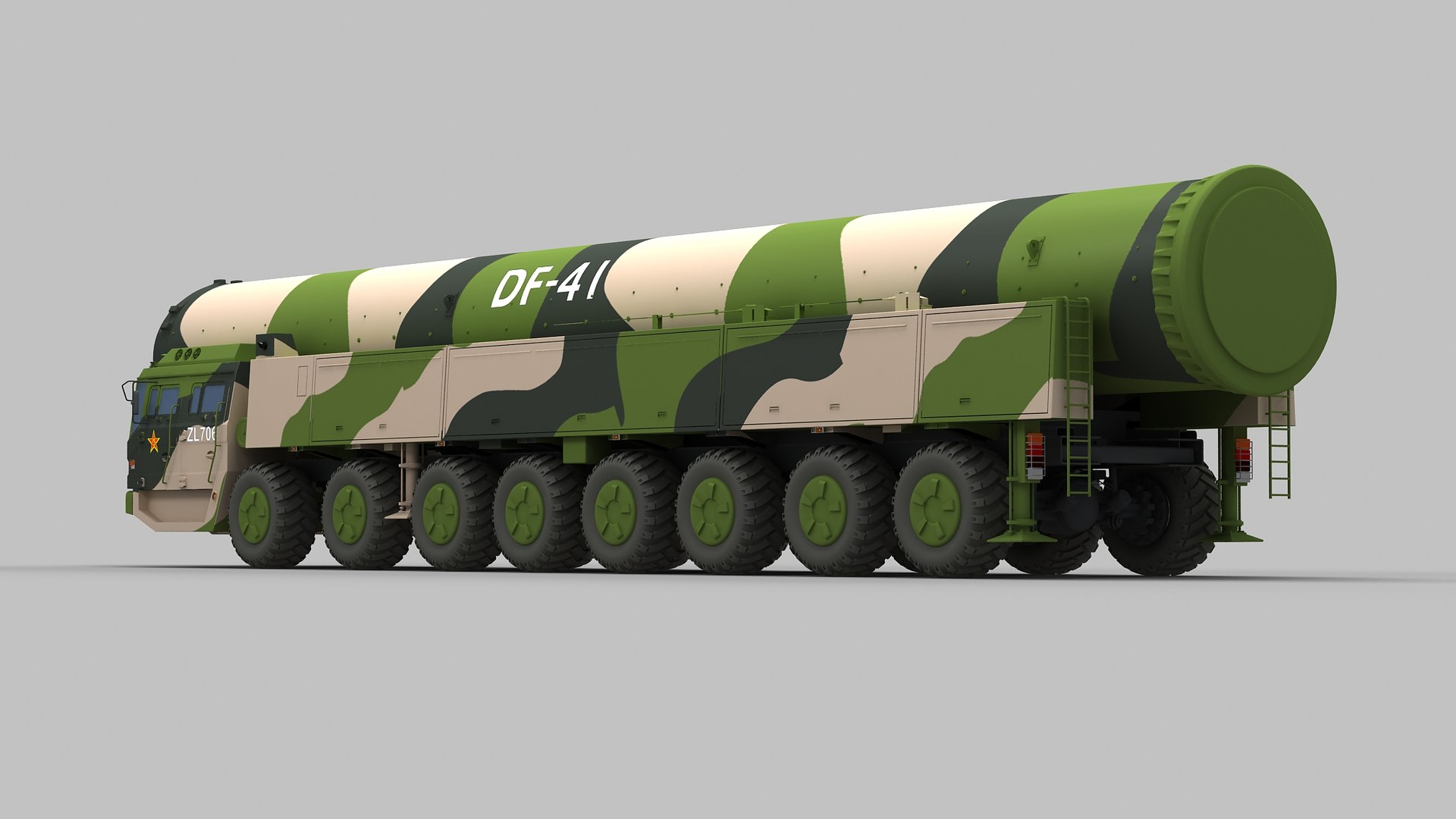 Chinese Df-41 Missile 3D Model - TurboSquid 1468656