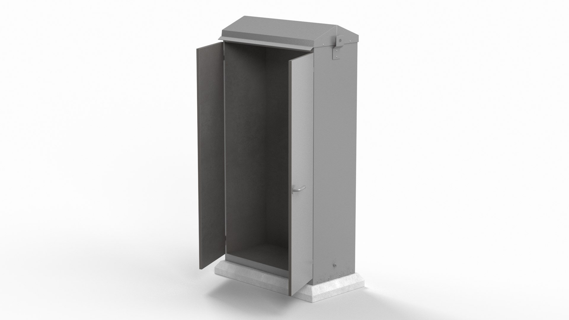 3D Railway Relay Cabinet - TurboSquid 2265760