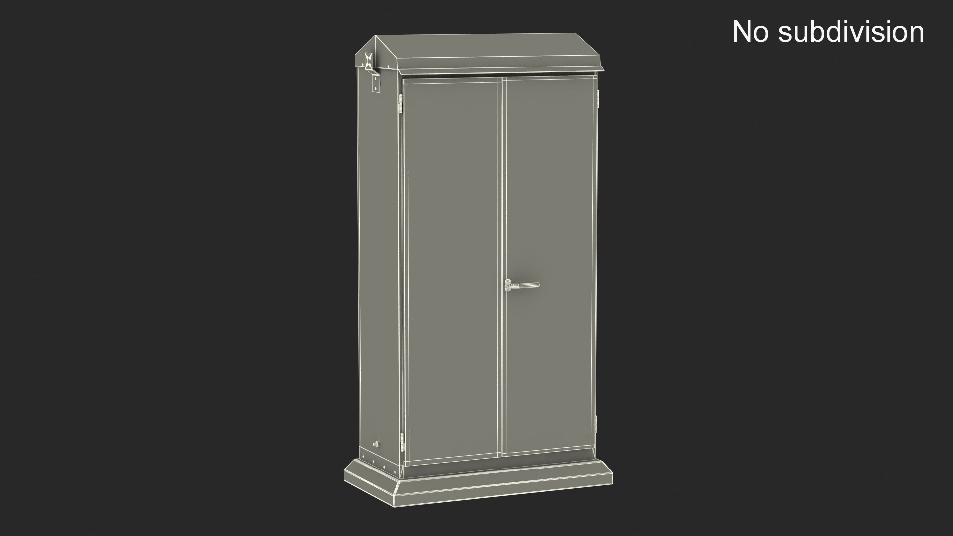 3D Railway Relay Cabinet - TurboSquid 2265760