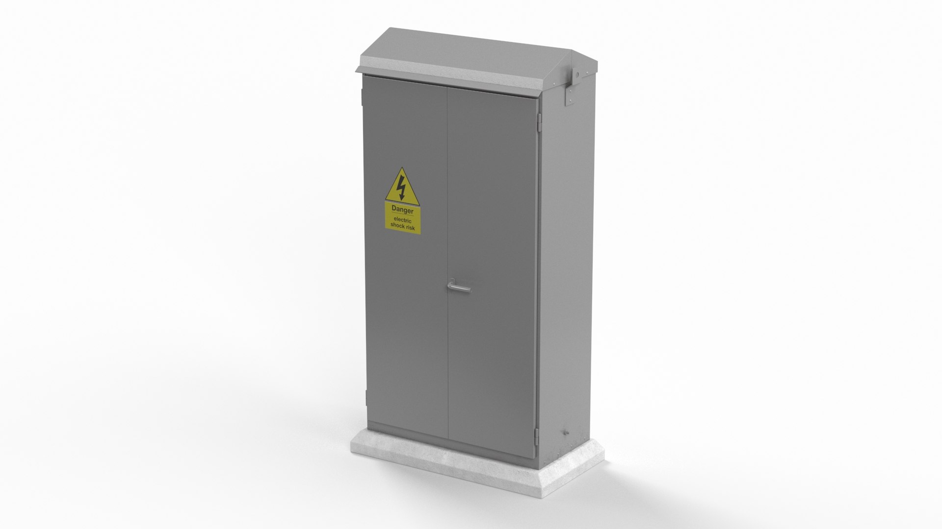 3D Railway Relay Cabinet - TurboSquid 2265760