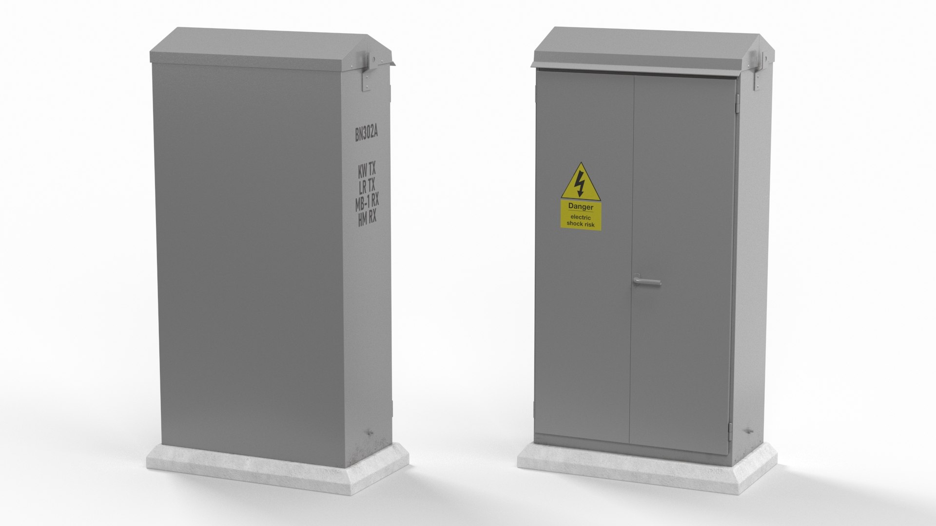 3D Railway Relay Cabinet - TurboSquid 2265760