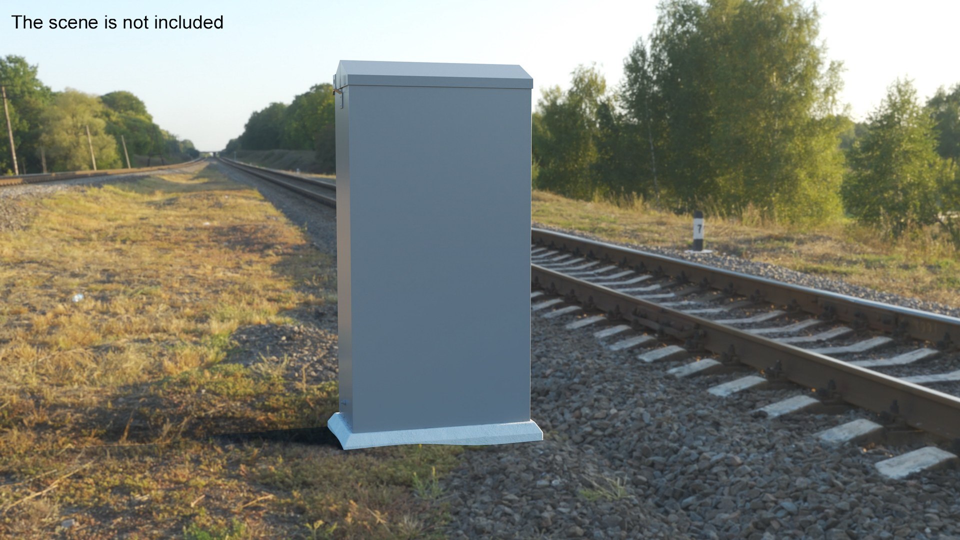 3D Railway Relay Cabinet - TurboSquid 2265760