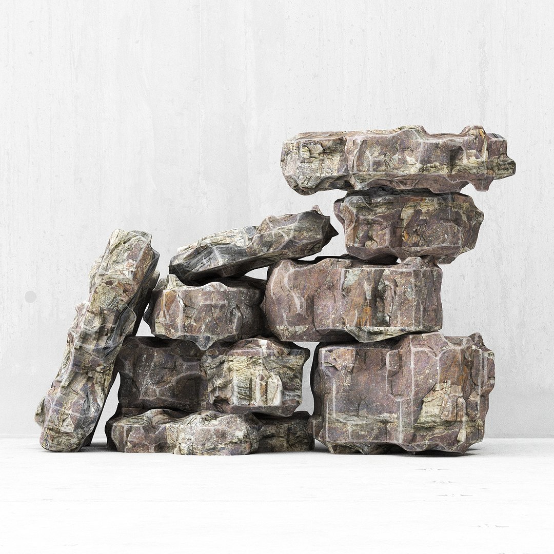 3D Rock Sea - TurboSquid 1477299