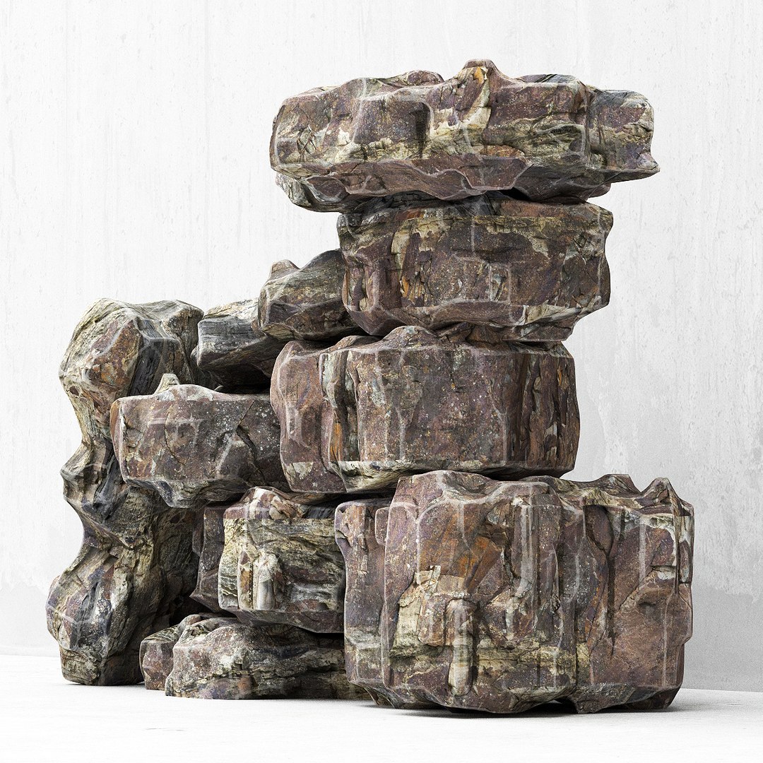 3D Rock Sea - TurboSquid 1477299