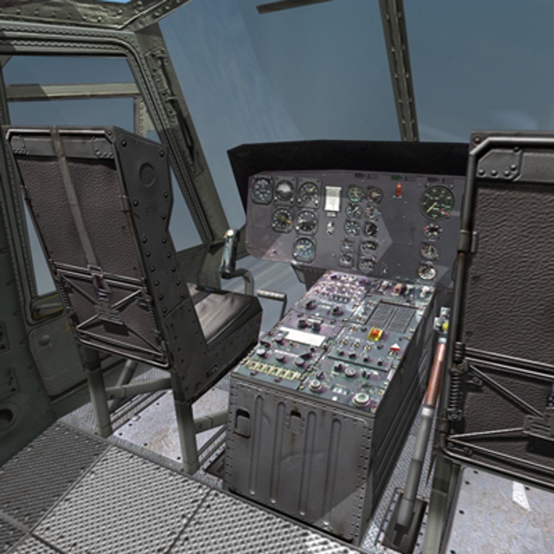 cockpit engines 3d model