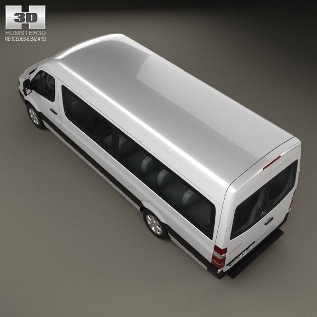 3d 3ds mercedes-benz sprinter passenger