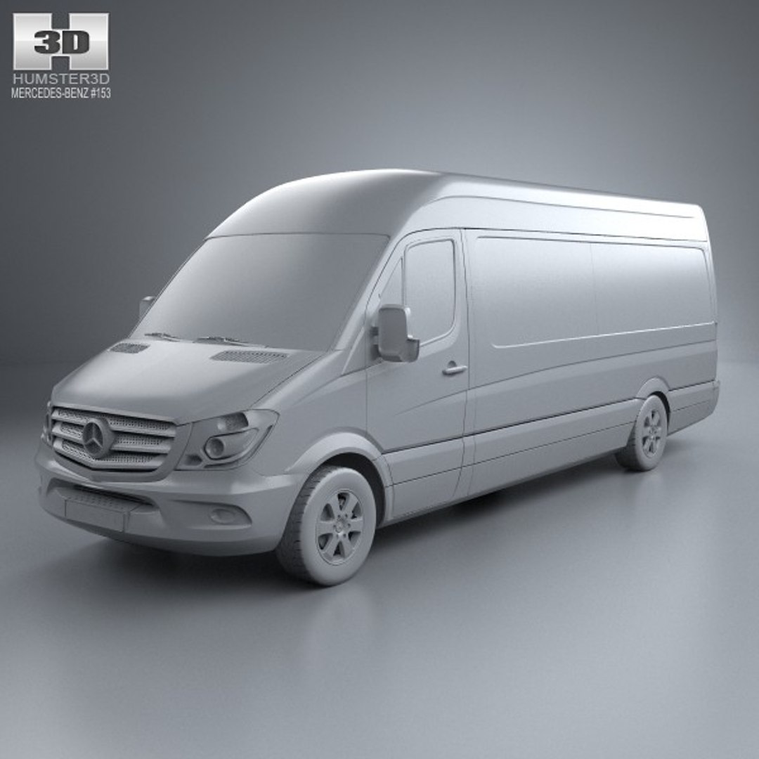 3d 3ds mercedes-benz sprinter passenger