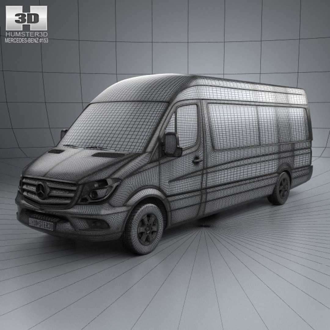 3d 3ds mercedes-benz sprinter passenger