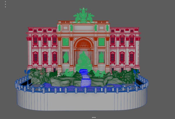 3D model Trevi Fountain - TurboSquid 1827522