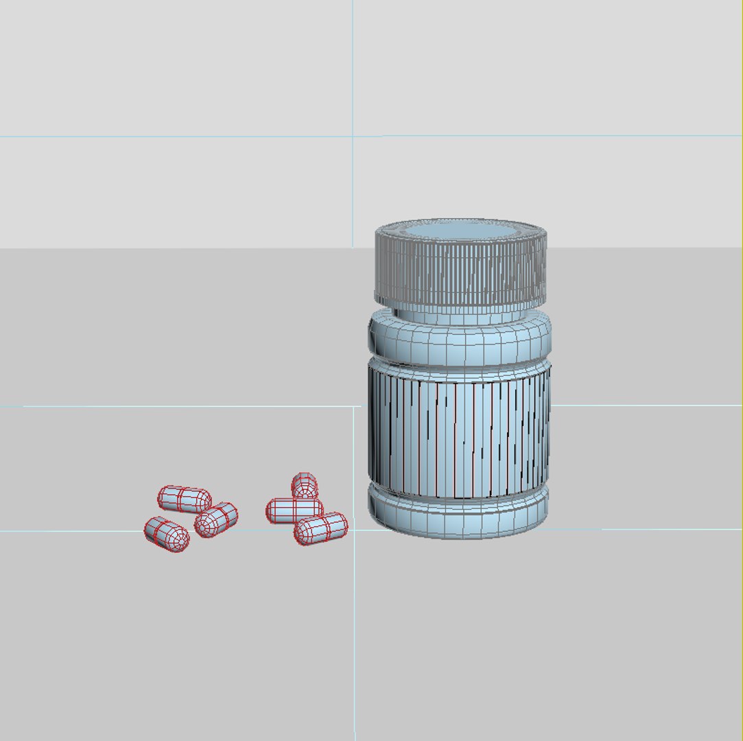3D Jars Pills - TurboSquid 1353748