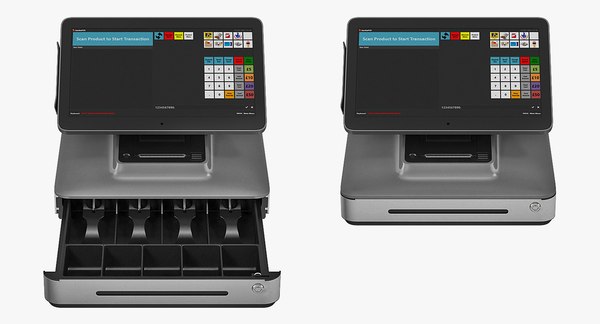 3D modern mobile pos terminal - TurboSquid 1219495