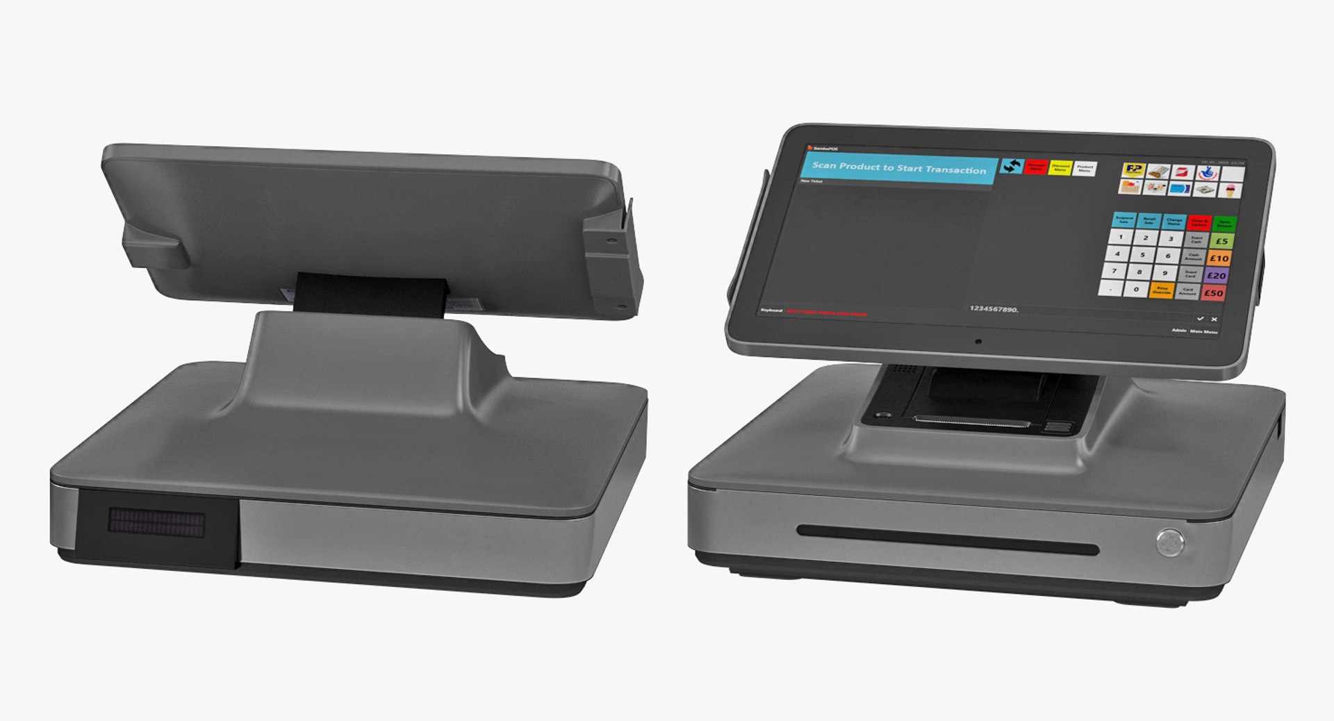 3D Modern Mobile Pos Terminal - TurboSquid 1219495