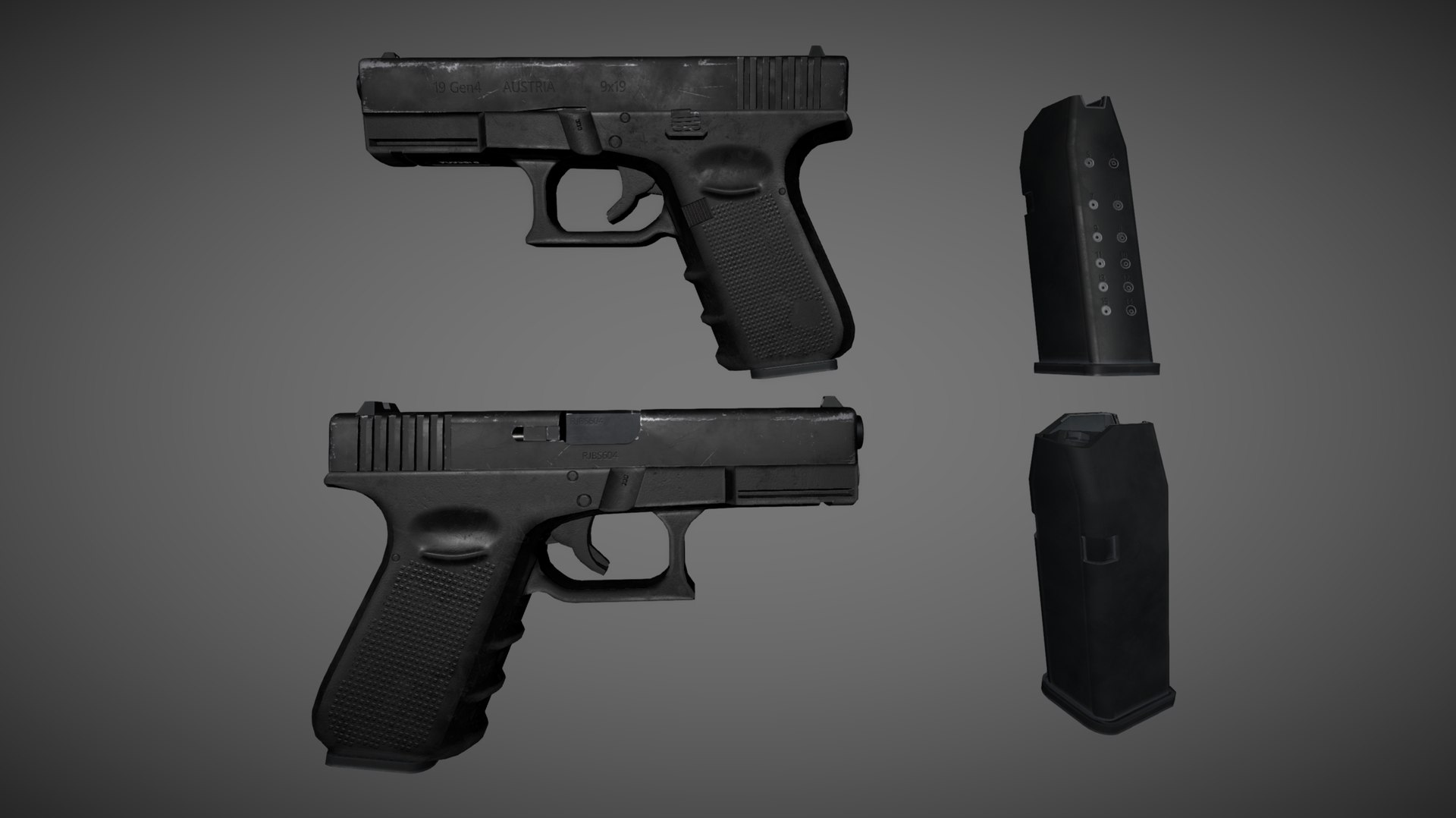 G19 - Compact Pistol model - TurboSquid 1941195