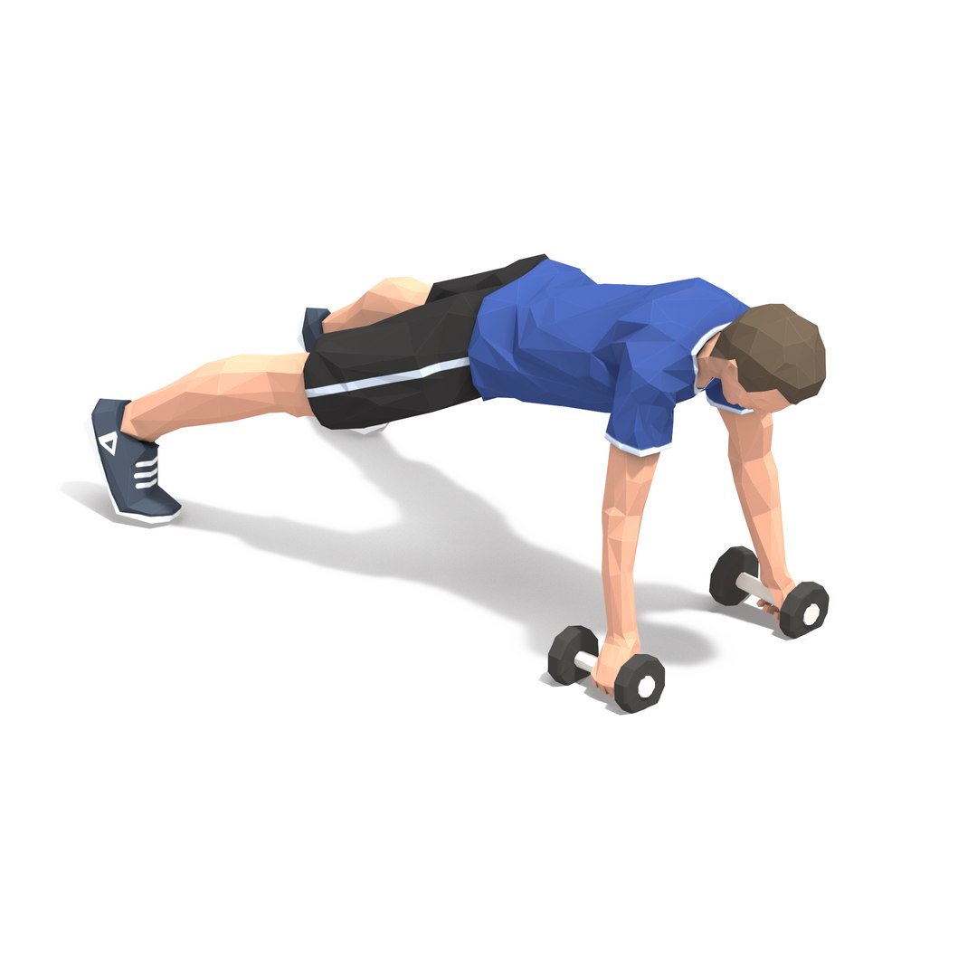 Animations Exercise Man 3D - TurboSquid 1706227