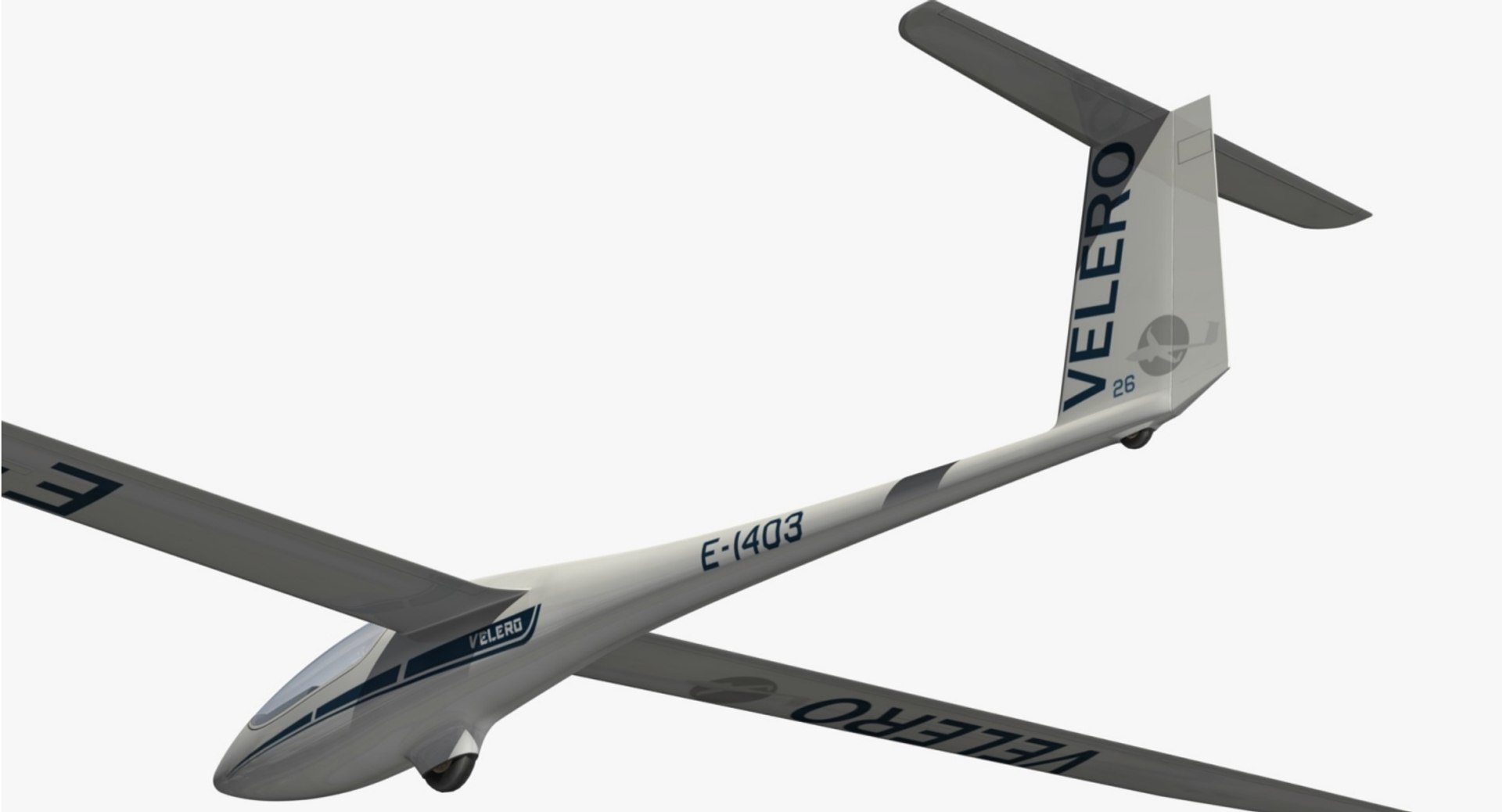 Glider 3D model - TurboSquid 1190181