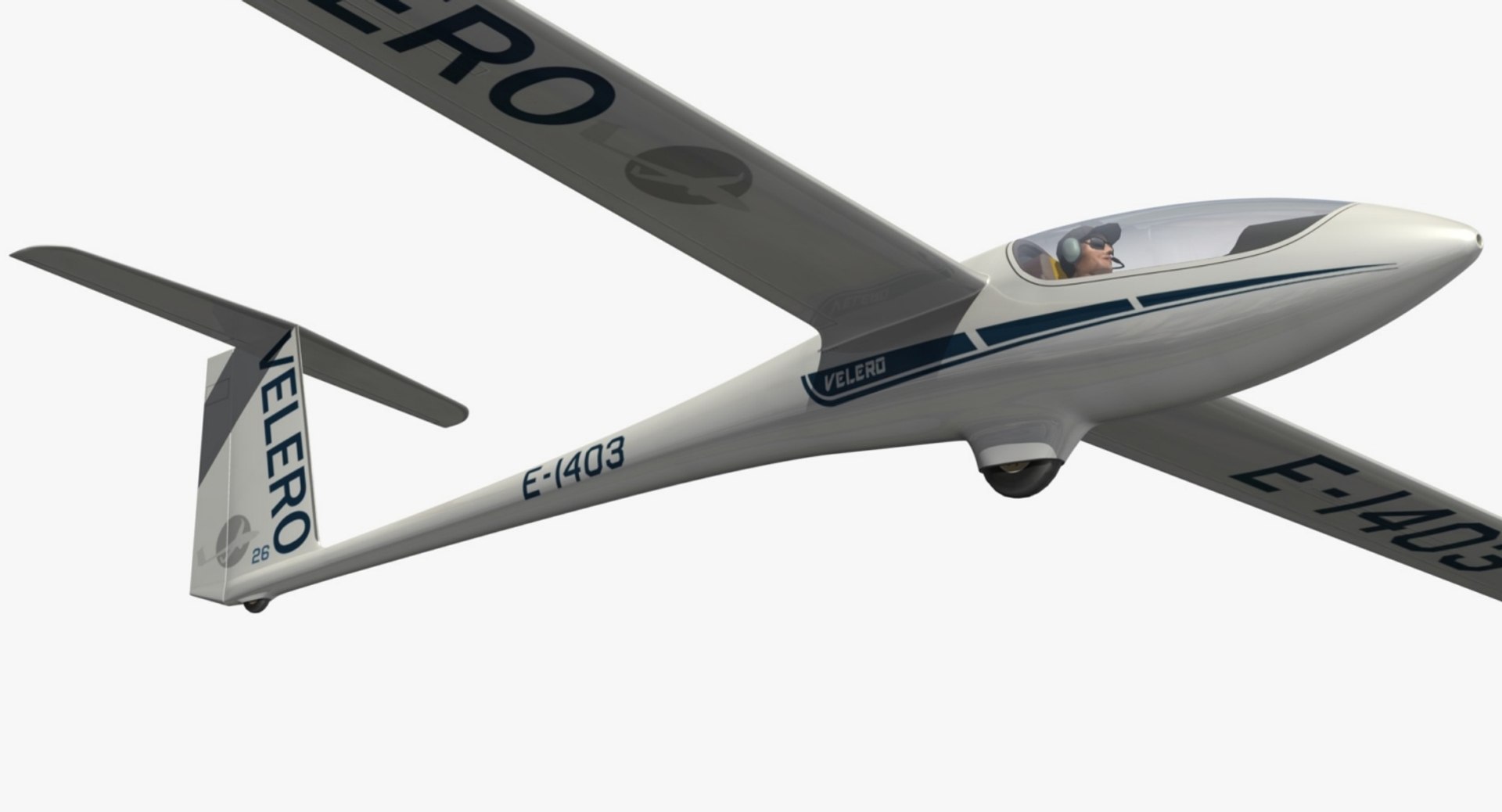 Glider 3D model - TurboSquid 1190181