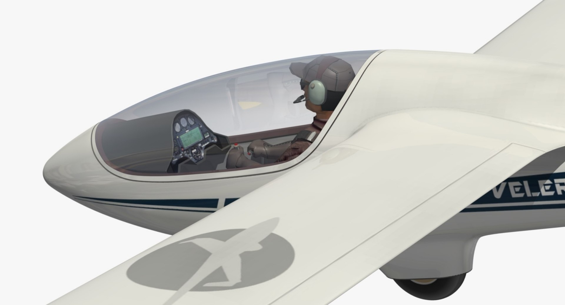 Glider 3D model - TurboSquid 1190181